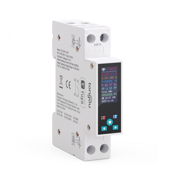 TONGOU Wi-Fi Electricity Meter 50A Single Phase - 60-Minute Delivery Malta